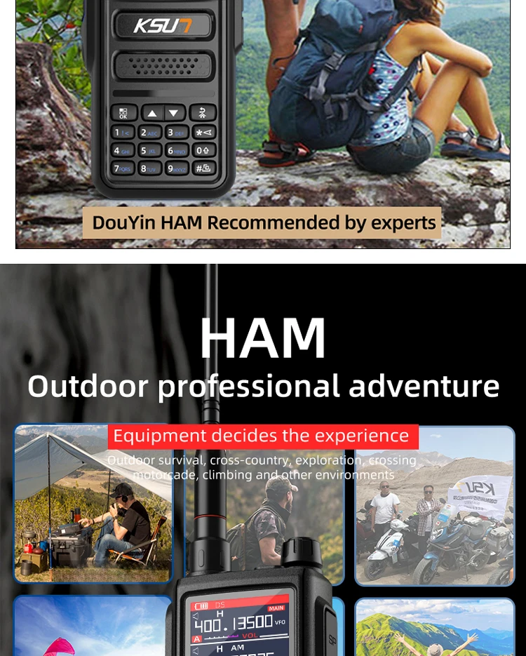 KSUN UV82D MDC Signaling Long Range Two Way Radio Ham Radio