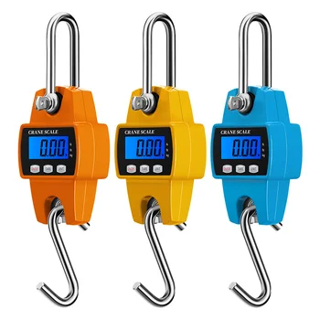 Hand Held Outdoor Digital Crane Scale 300 Kg Weighing Scale With Hooks ...