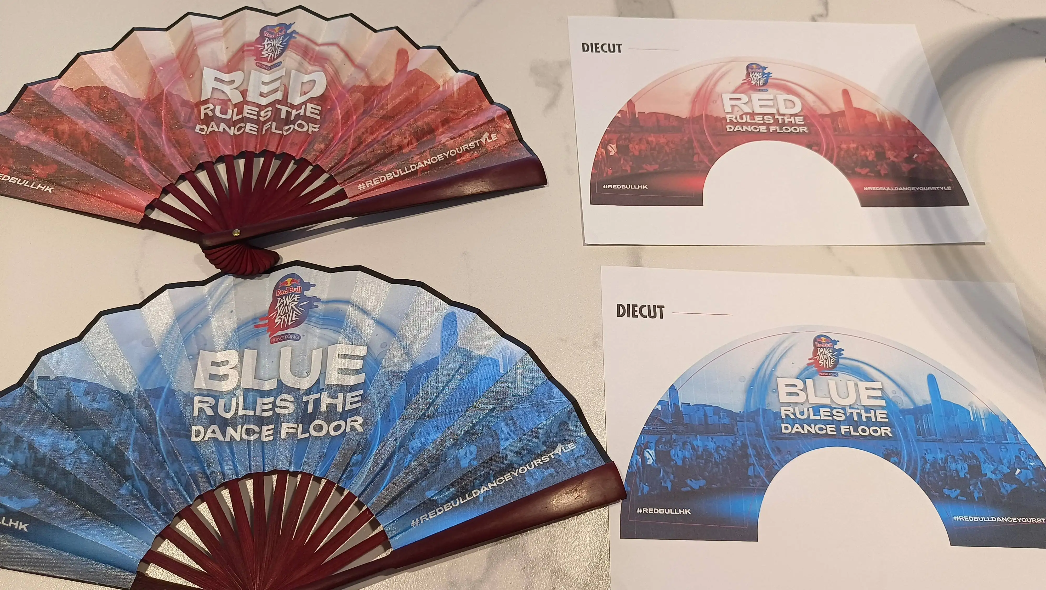 Custom DIY Hand Fans with Printed Logo - Perfect for Weddings