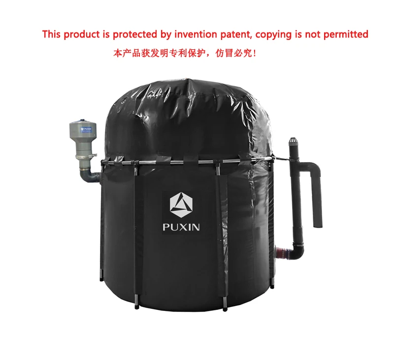 PUXIN Small Home Biogas Digester System - Convert Waste to Fuel