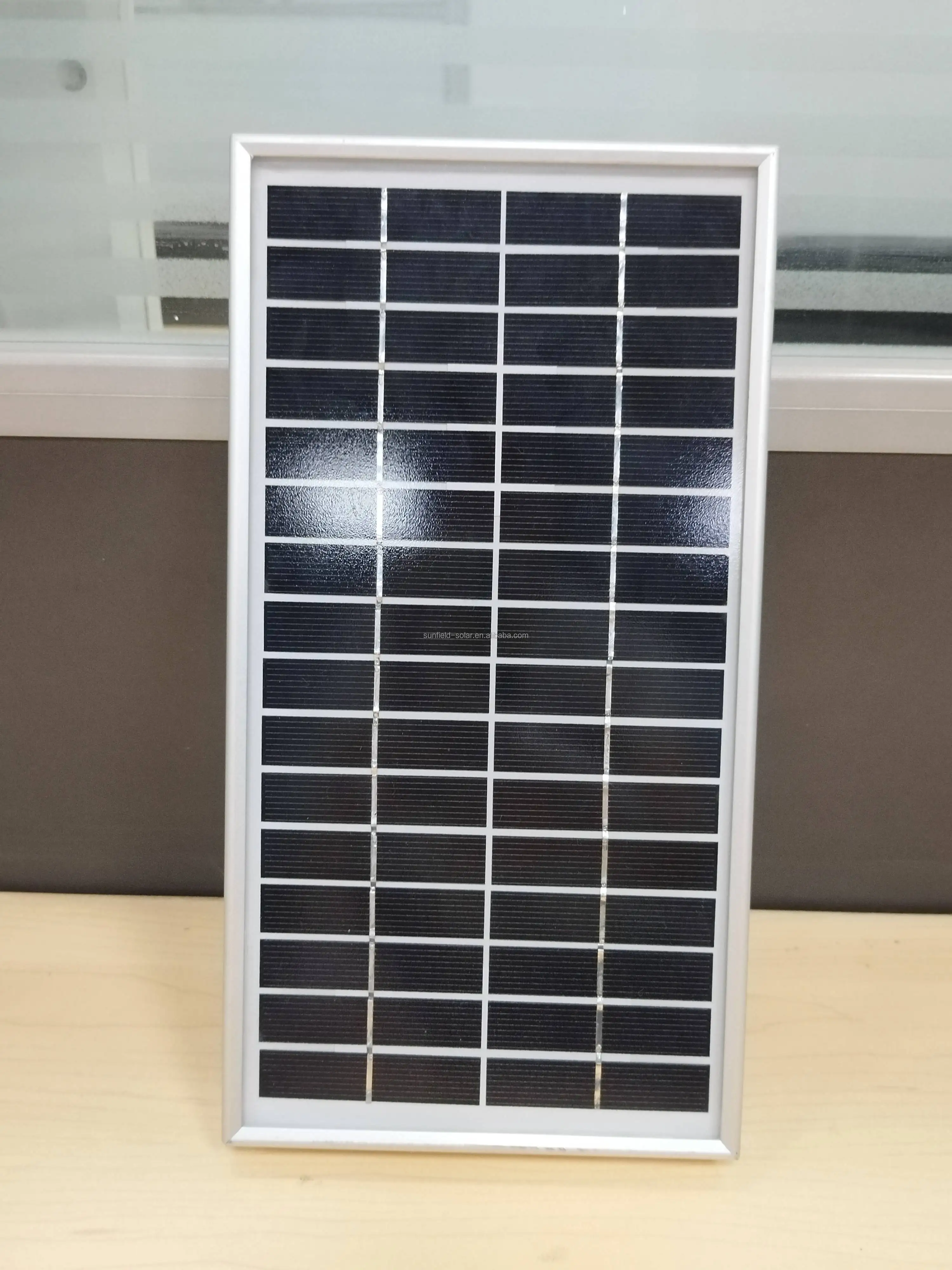 Customized Lightweight 5w 16v Monocrystalline Cell Mini Glass Solar ...