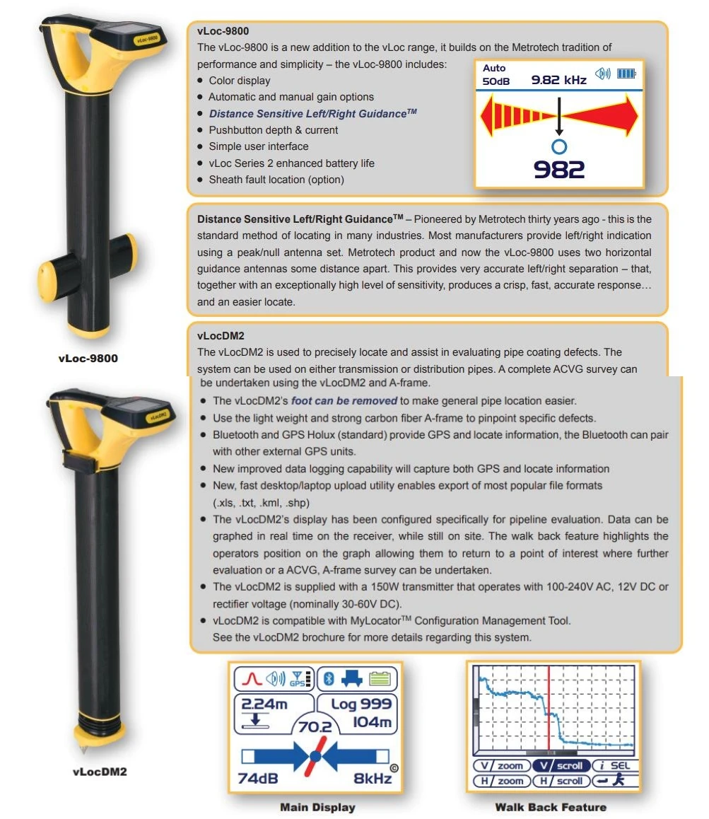 Vivax-metrotech Vlocpro 2 - Precision Underground Locator