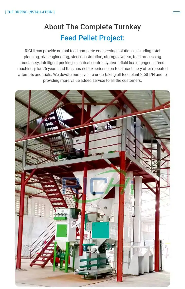 3-5T/H Cattle Chicken Sheep Pig Feed Manufacturing Machinery