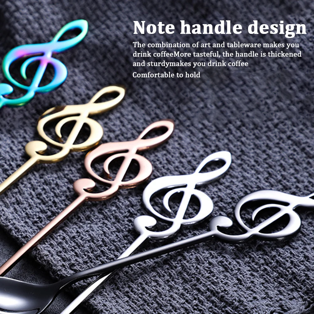 Stainless Steel Music Note Tea Spoons - Perfect for Parties