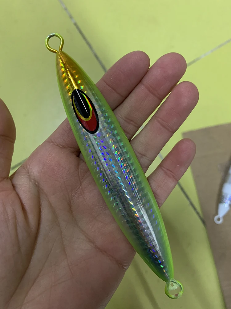 200g 300g 400g Metal Jig Lure - Slow Pitch Jigging Luminous