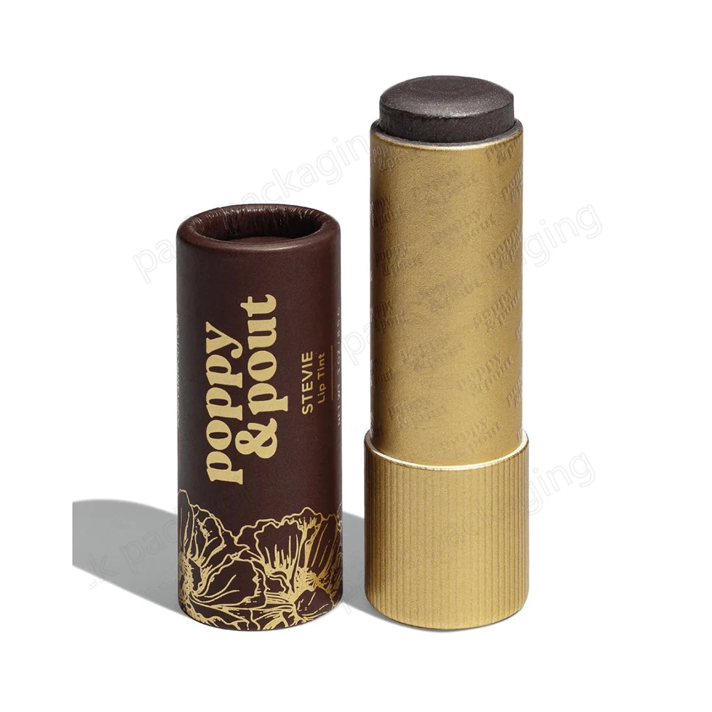 Eco Friendly Cardboard Lip Balm Sunscreen Stick Containers Push Up ...