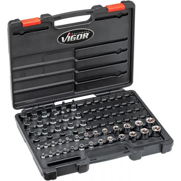VIGOR - V7920 TORX® plus socket set (75 pcs.) - EAN 4047728077781 HAND ...