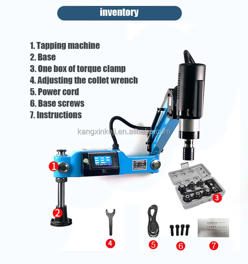 Arm Servo Motor Nut Automatic Screw M16 M36 Thread Electric Tapping ...