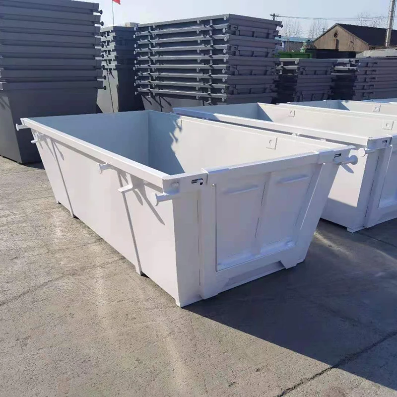 4cbm Oem Odm Industrial Steel Waste Bins Skip Bin / Container With ...