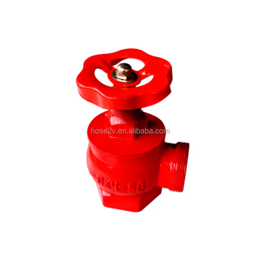 90 Degree Dn50 Fire Hydrant Valve Internal External Thread Cast Iron ...