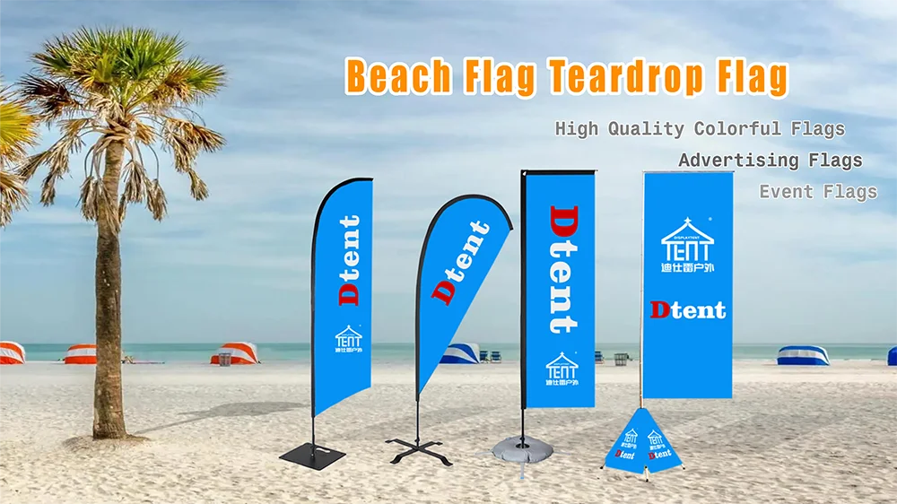 Custom Design Logo Printing Advertising 5M Meter Beach Feather Lobster ...