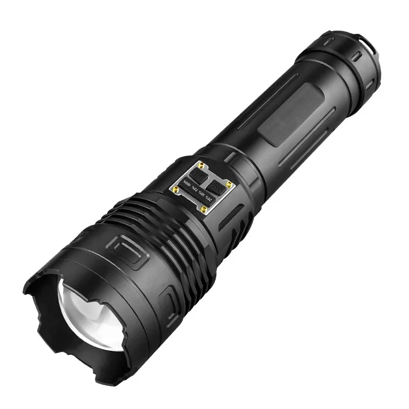 50W White Laser Powerful LED COB Handheld Flashlight Type C USB ...