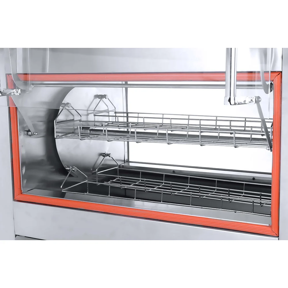 4 Baslets Stainless Steel 12-16 Chicken Gas Chicken Roasting Oven ...