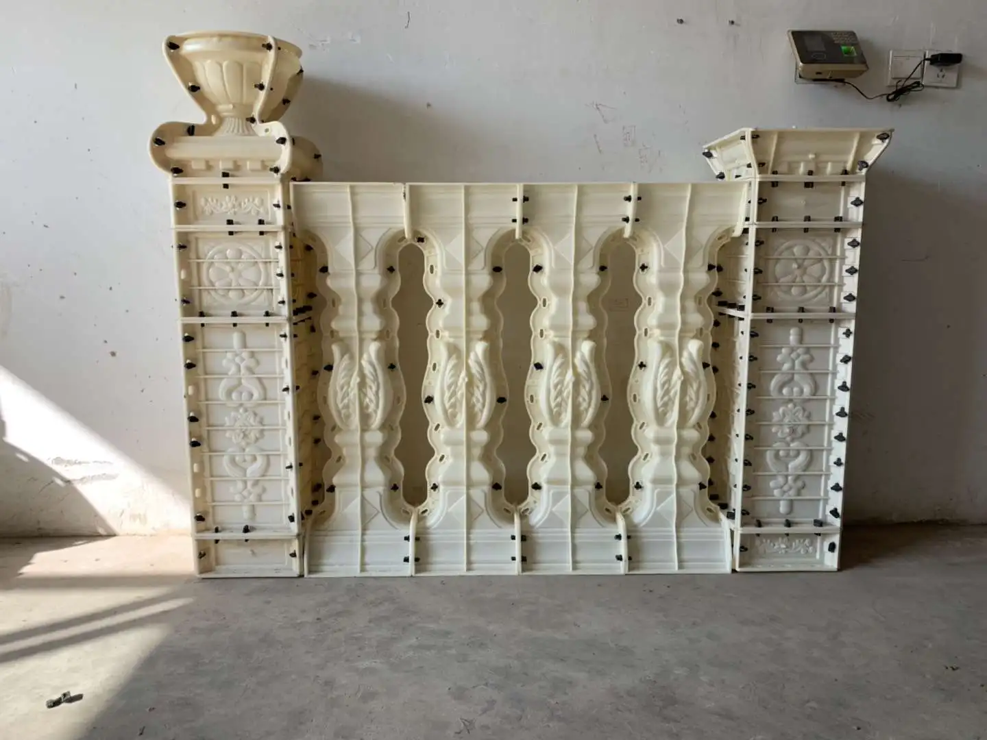 Durable Plastic Fiberglass Concrete Balcony Baluster Molds