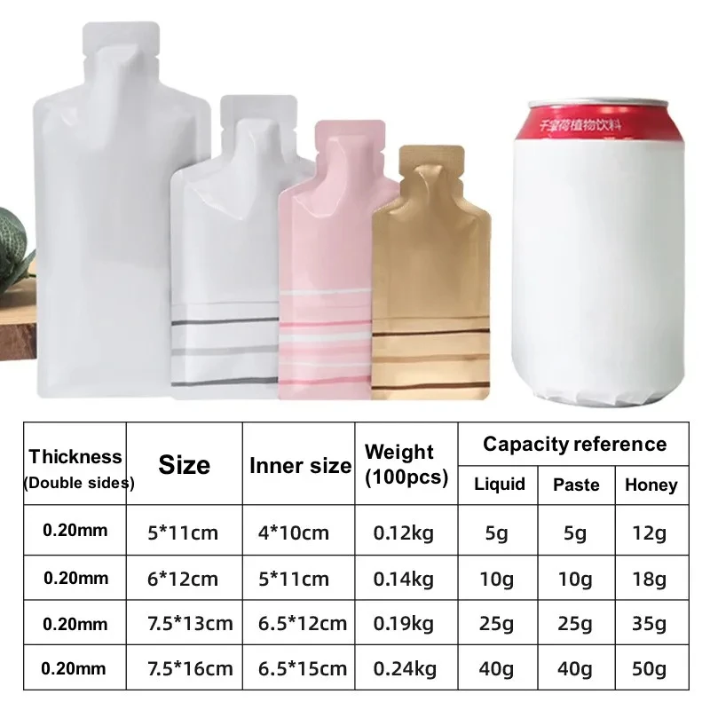 Honey Packaging Mini Plastic Bags Disposable Cosmetic Sample Sachet ...