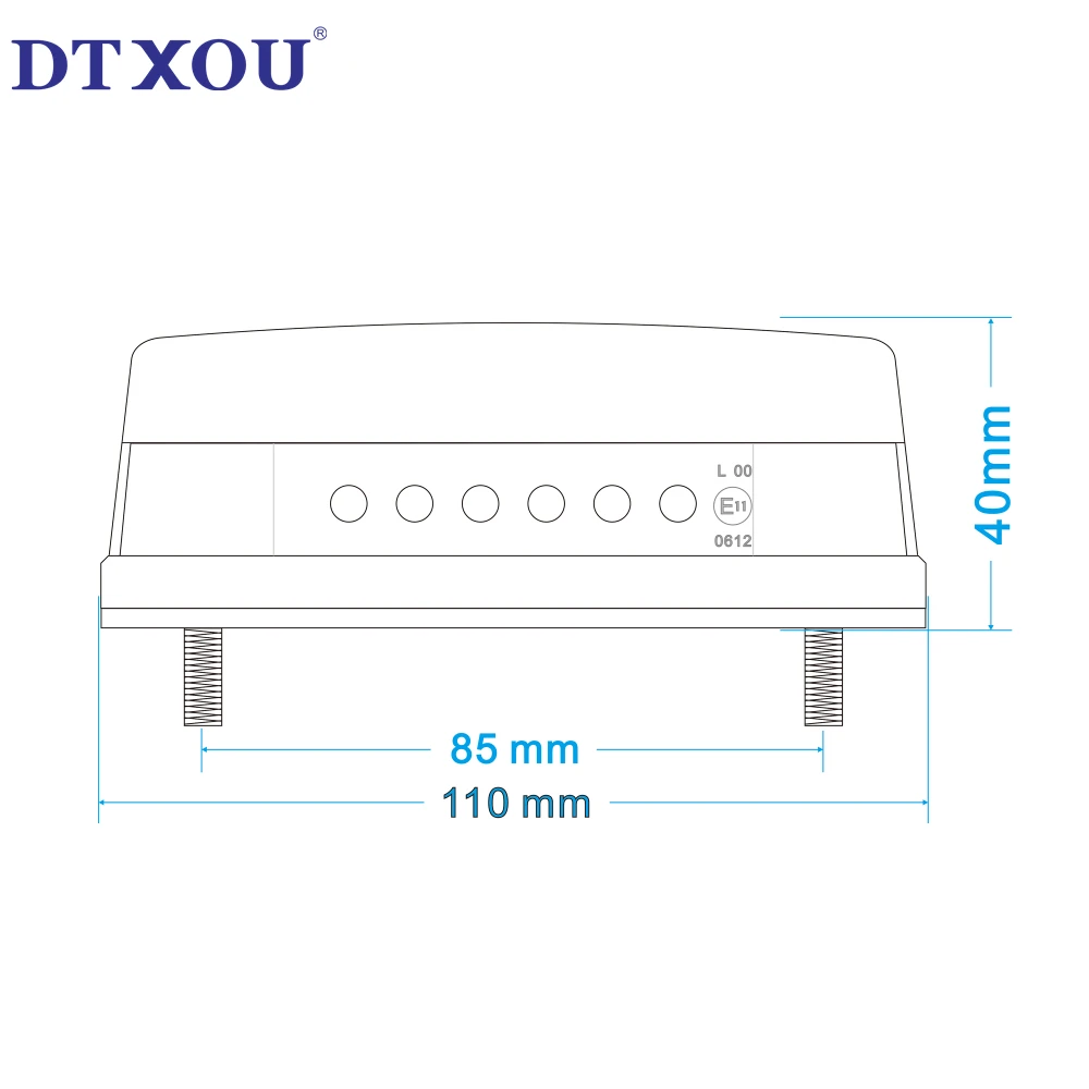 2023 Motorcycle Led License Plate Lighting 1w Battery Powered License ...