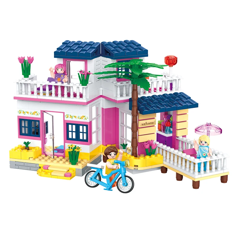 COGO Educational ABS Plastic House Building Blocks Set