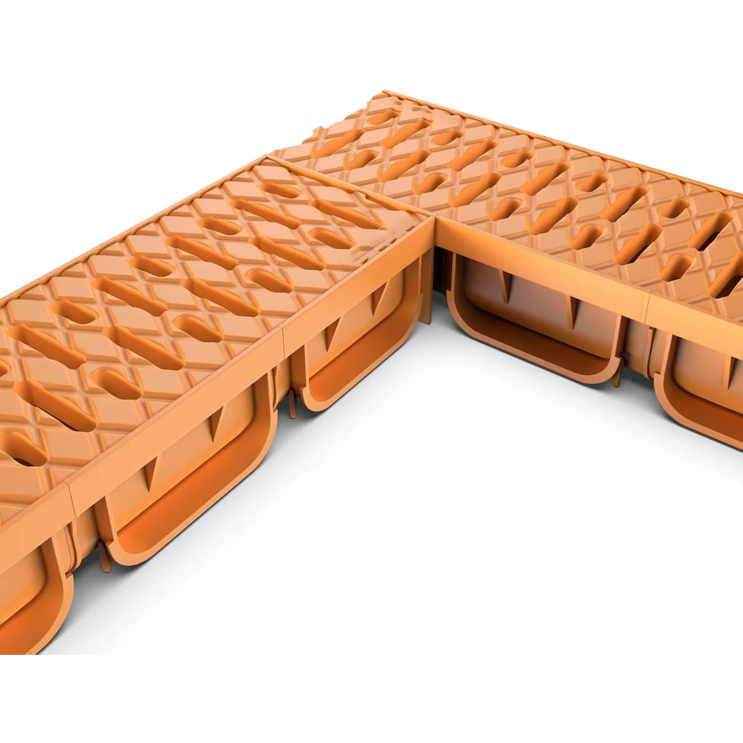 39x4 Inch Trench Drain System With Sand - Tan Color Grate Cover Outdoor ...