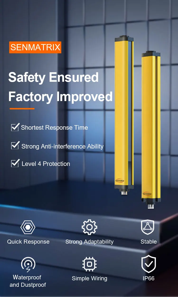 Wireless Photocell Switch Light Barrier Elevator Door Sensor