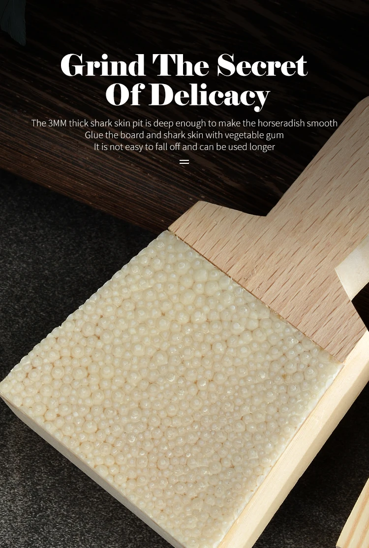 Wooden Wasabi Grinder - Sustainable Japanese Grating Tool