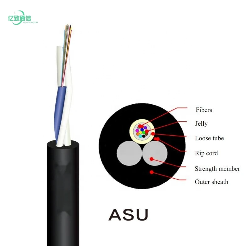 Self-supporting Mini Adss 48 Core Fiber Optic Cable Price Per Meter ...
