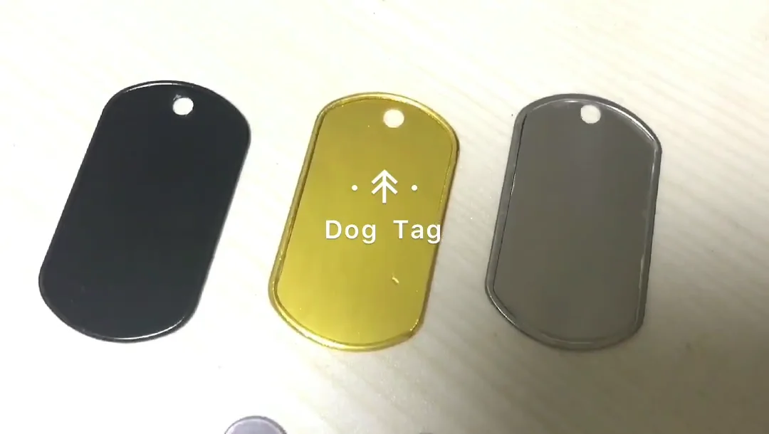 Colorful Metal Name Tag,Oval Plain Blank Id Tag,Personalized Necklace ...