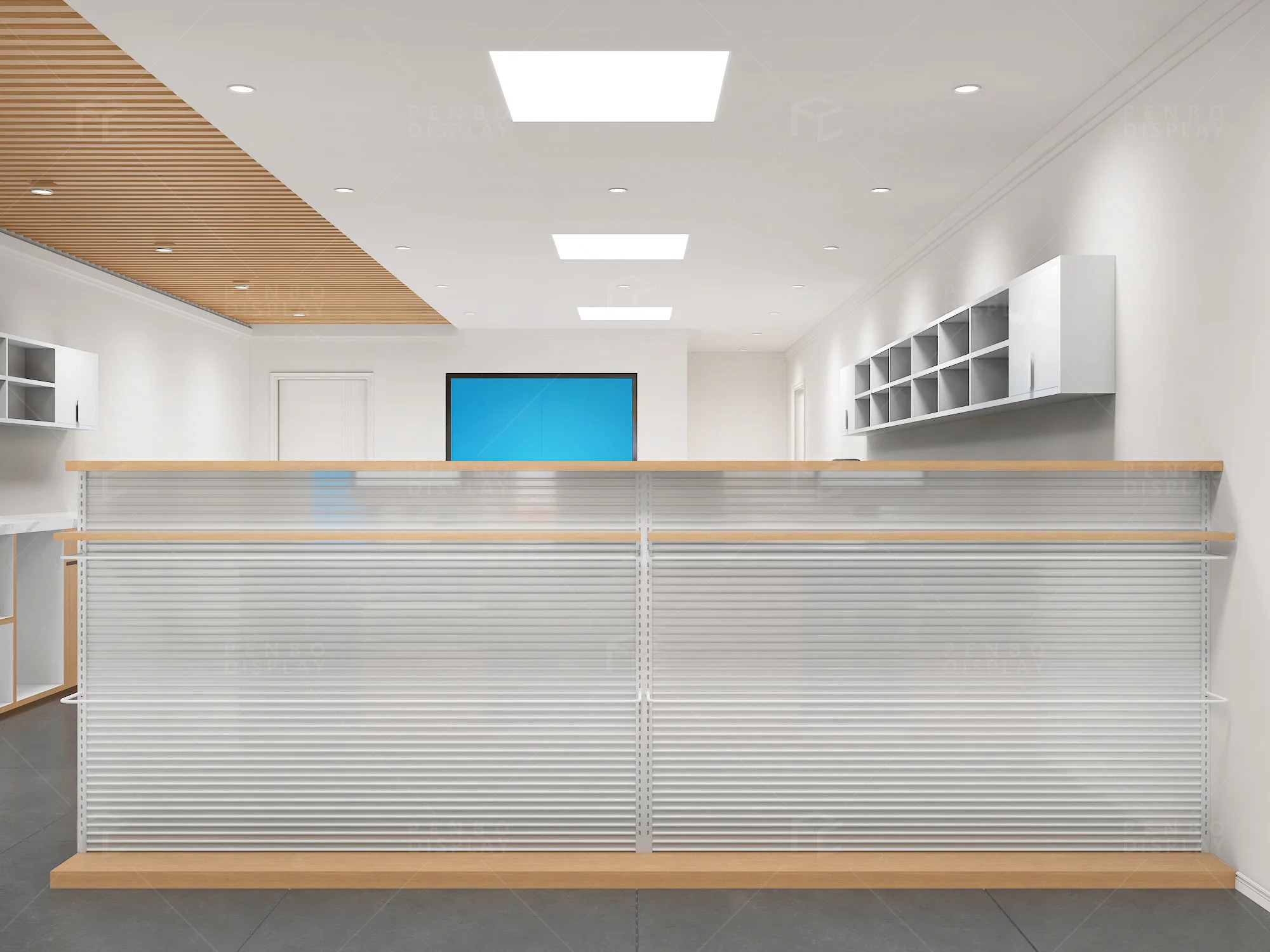 Modern Shop Counter Design for Pharmacy Store Wooden Pharmacy Shop ...