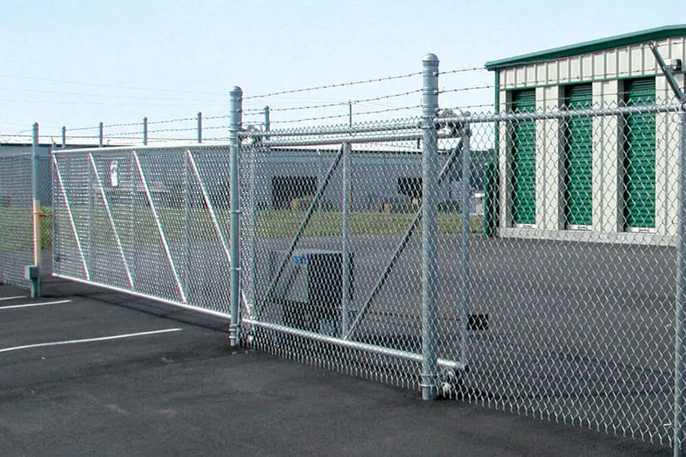 Durable Chain Link Sliding Fence Gate Roll Gate - Eco-friendly