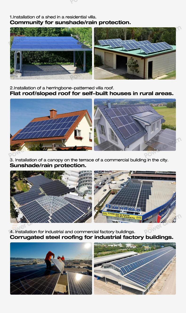 Power Dream Solar Panel System Kit Solar System 3kw 5kw 10kw Solar ...