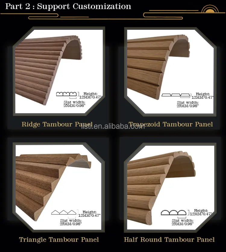 Flexible Pole Wrap Wainscoting Wall Cladding Paneling 2400X300Mm Home ...