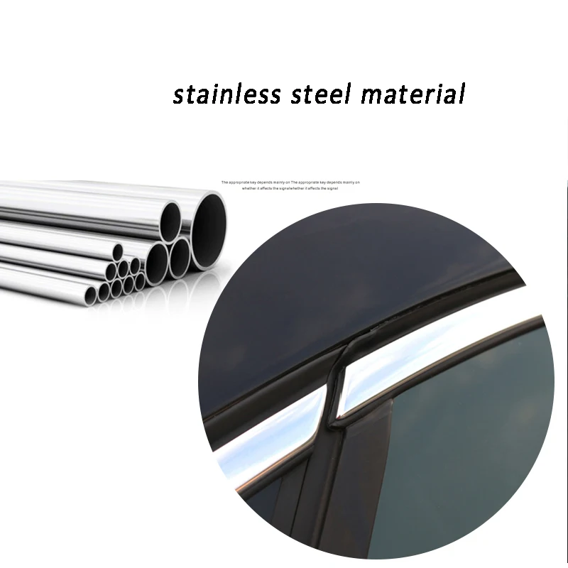 Stainless Steel Car Window Trims Decoration for toyota rav4 Xa50 2020 ...