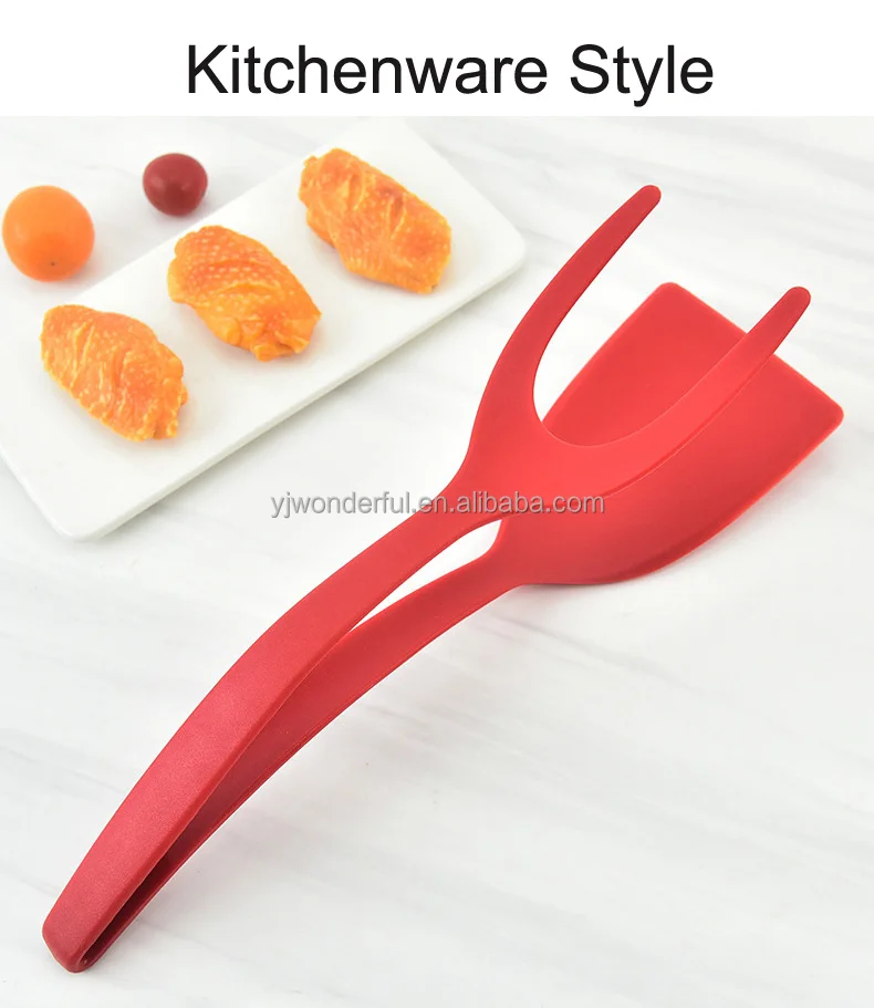 2-in-1 Dual-Purpose Kitchen Utensil - Non-Stick Nylon Food Clip