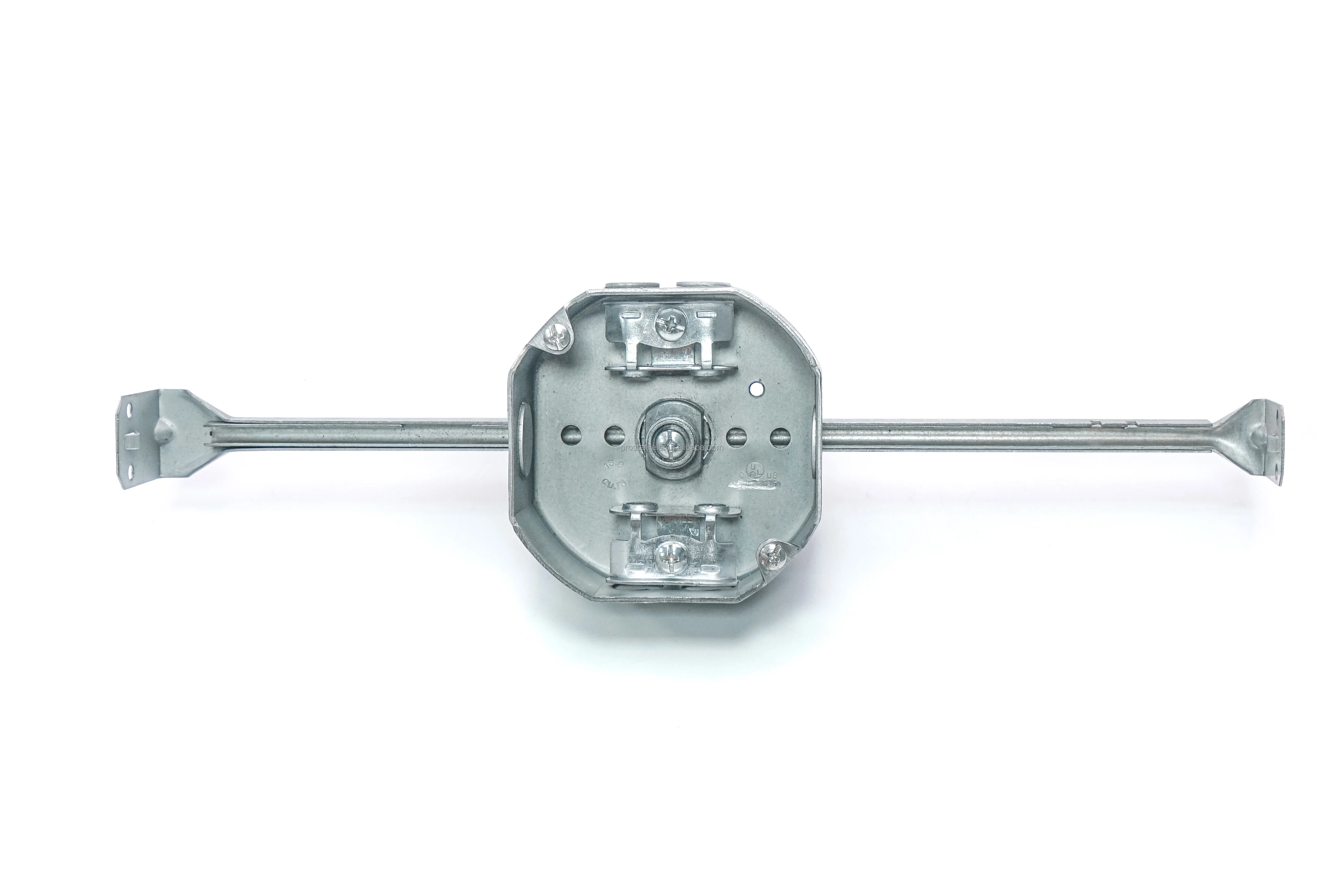 Steel Octagonal Box with Clamps - Industrial Wire Management