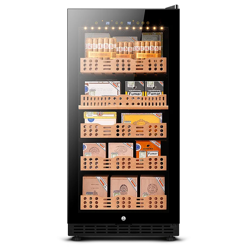 Cedar Wood Cigar Humidor USA 110V - Adjustable Thermostat