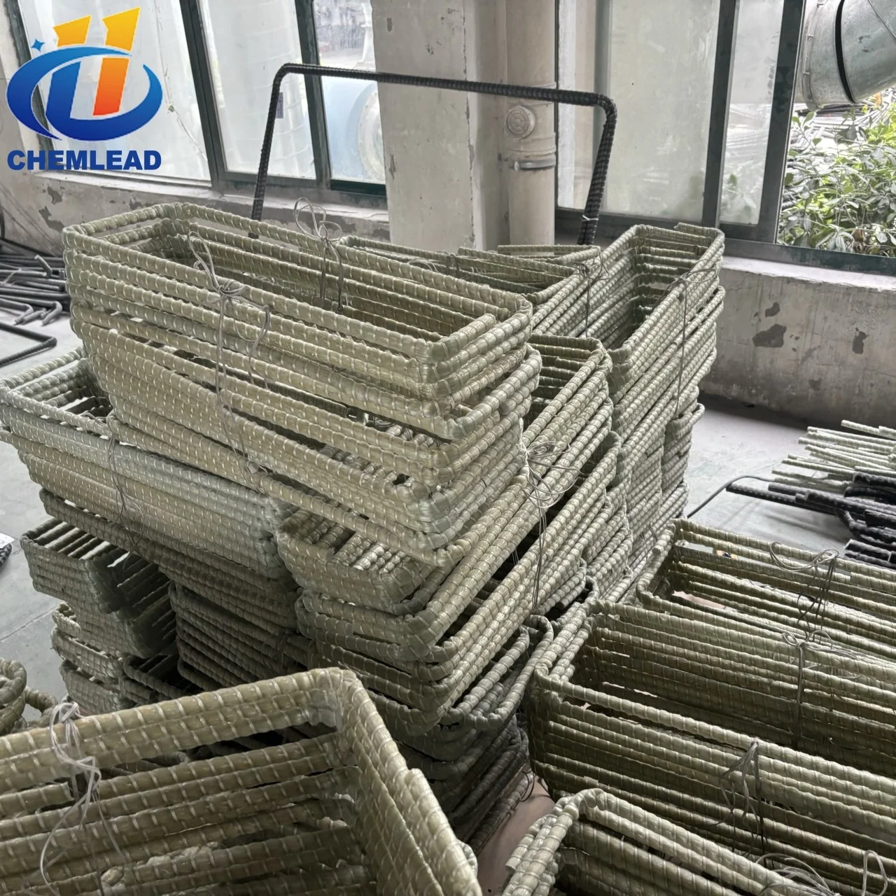 Chemlead Fiberglass Rebar Stirrups FRP Rebar Stirrups Glass Rebar ...