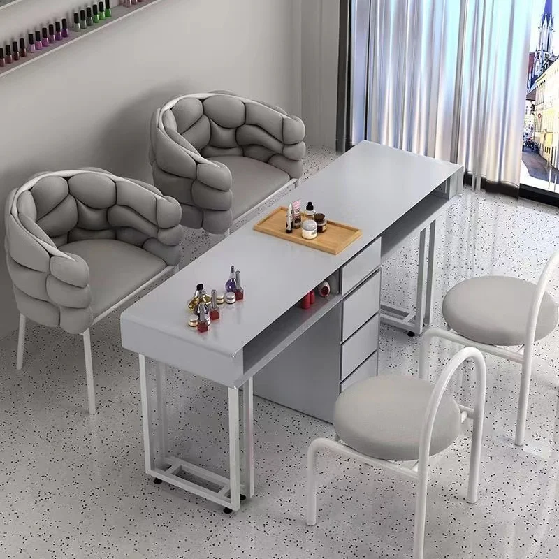 Beauty Salon Furniture Package Nail Bar Desk Manicure Table Luxury ...