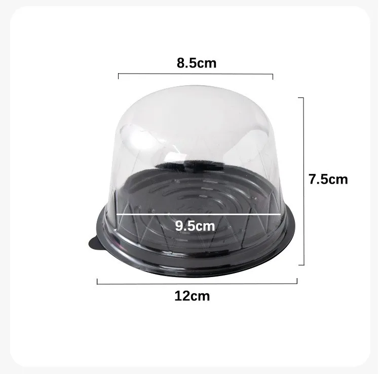 Clear Dome Cake Plastic Containers - Perfect for Desserts