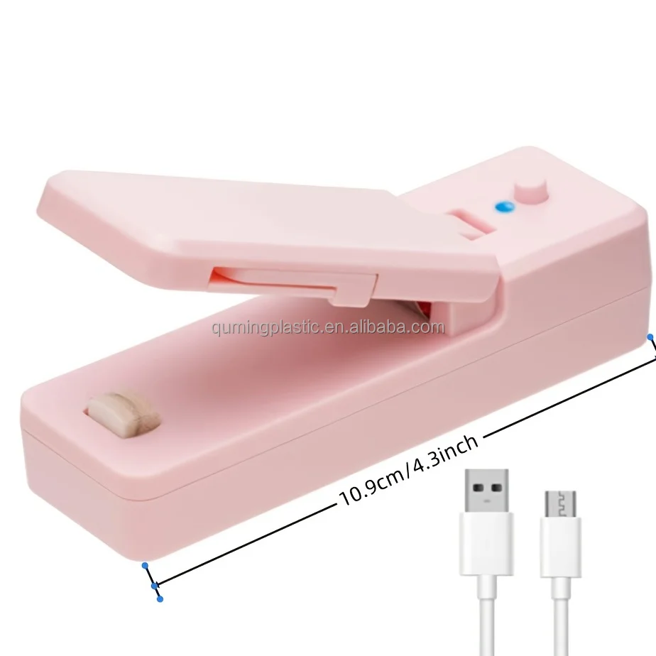 Mini Bag Sealer Portable Chargeable Sealing Machine 2 In 1 Rechargeable ...
