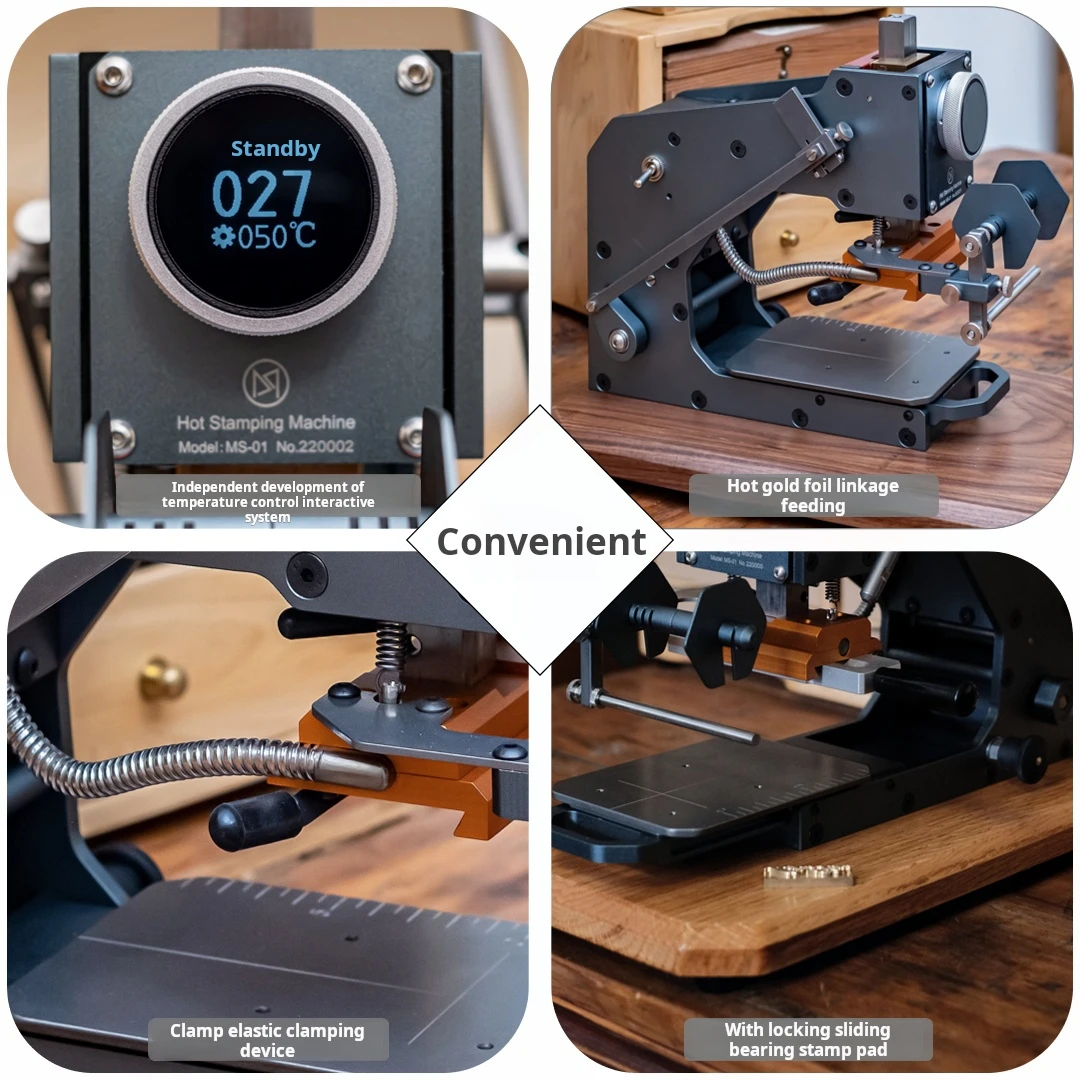Mini Digital Hot Foil Stamping Machine Gold Silver Foil Digital Leather ...