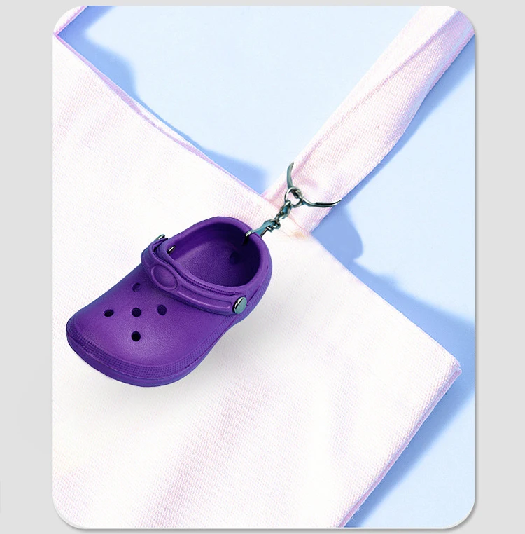 Wholesale Lovely Cute 3d Mini Eva Plastic Croc Key Chain Foam Hole ...