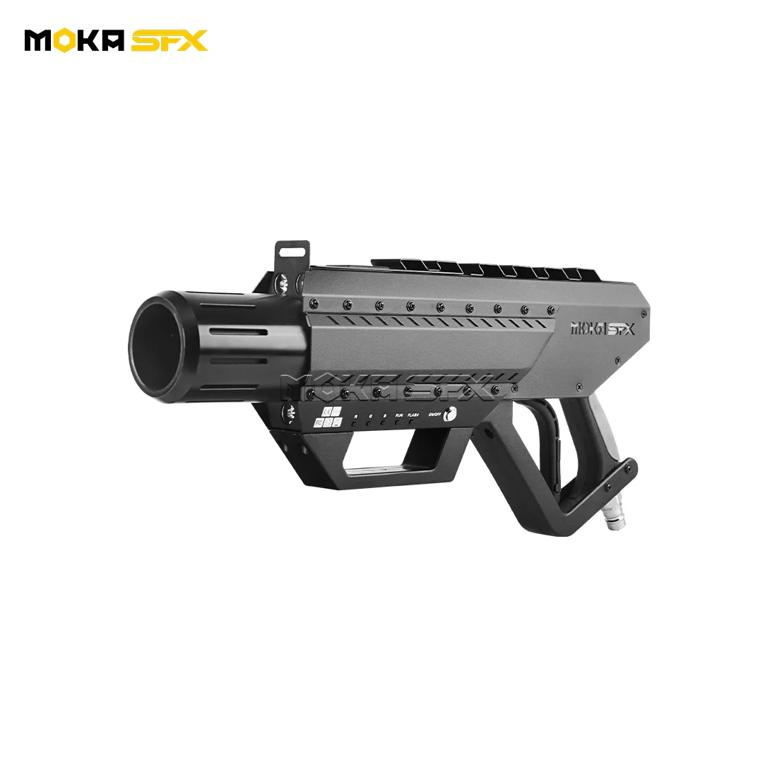 Moka Sfx RGB LED CO2 Gun - 7-8M Jet Fog Machine for Events