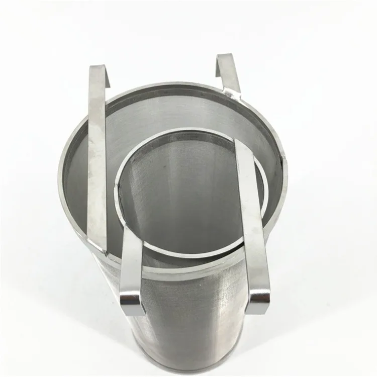 SUS 304 Stainless Steel 300 Micron Hops Wine Beer Kettle Brew Filter ...