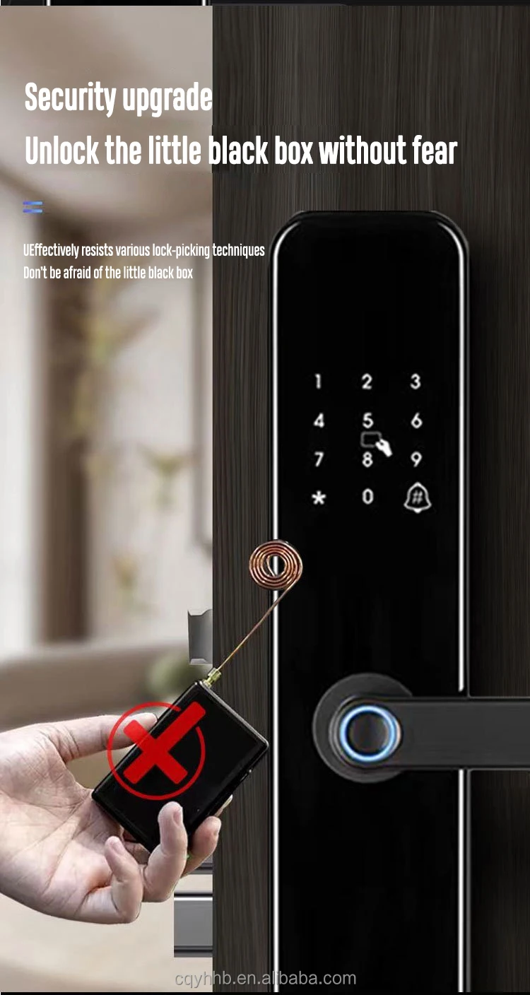 Cheap Password Lock Entry Door Fingerprint Tuya Home Door Lock Smart ...