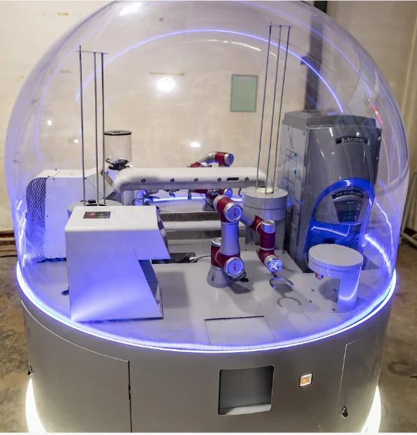 Supermarkets Vending Machine Unmanned Retail Robot Arm Coffee Vending ...