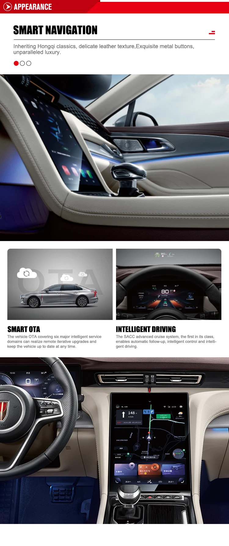 Chinese Hongqi H5 Gasoline Car Adult Made In China For Sale 8at 1.5t/2.0t Luxury Faw Hongqi H5 ...