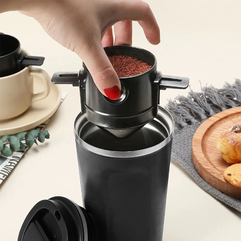 Reusable Paperless Travel Pour Over Coffee Maker Foldable Coffee ...