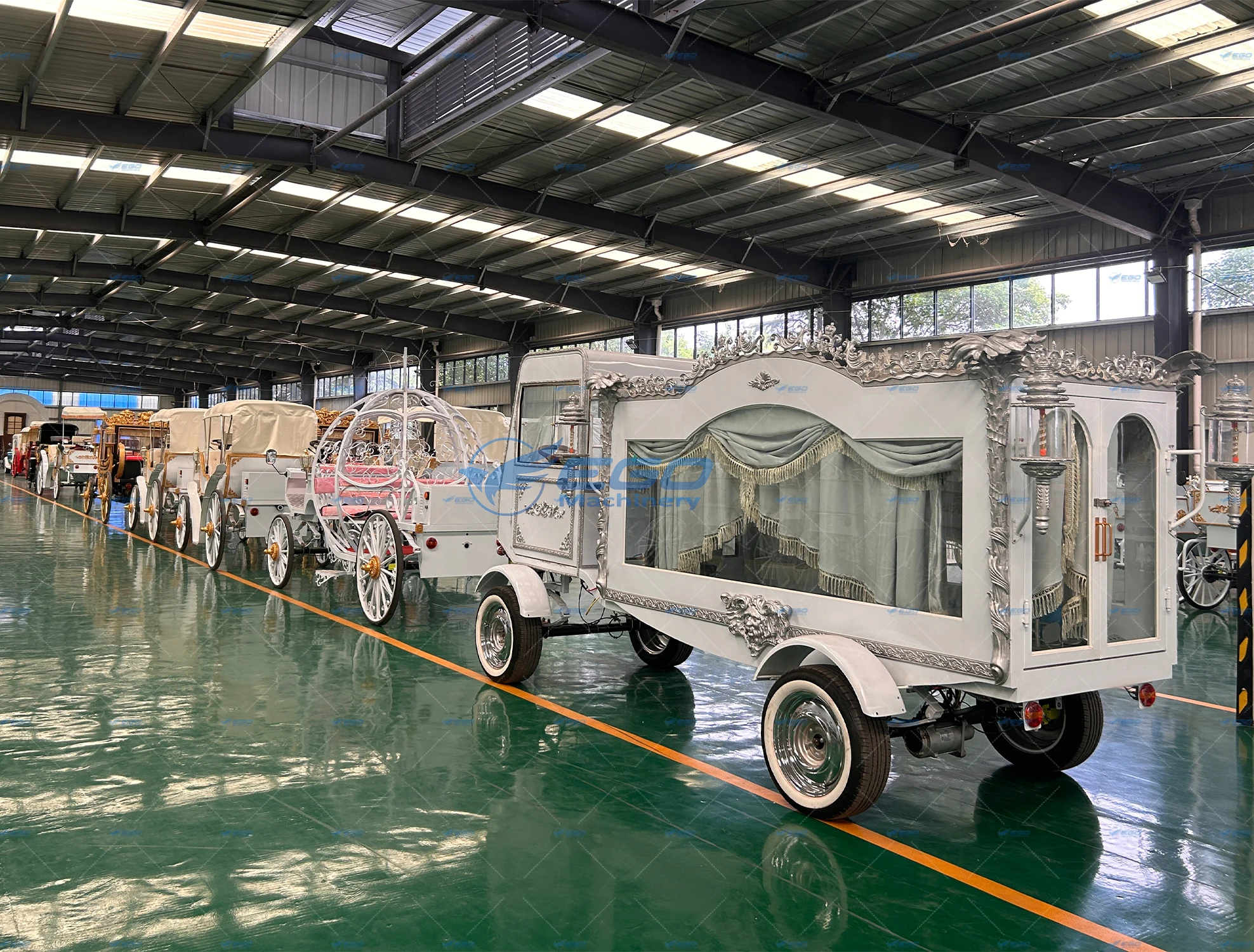 Luxury Coffin Trailer Electric Hearse - Customized Funeral Car