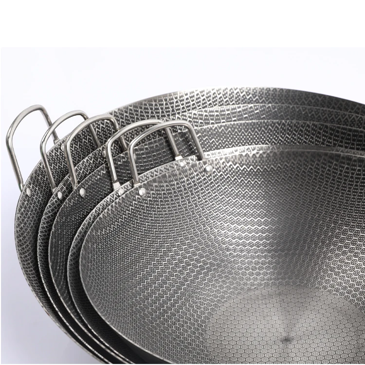 Stainless Steel Chinese Wok - Non-Stick, Durable, Versatile