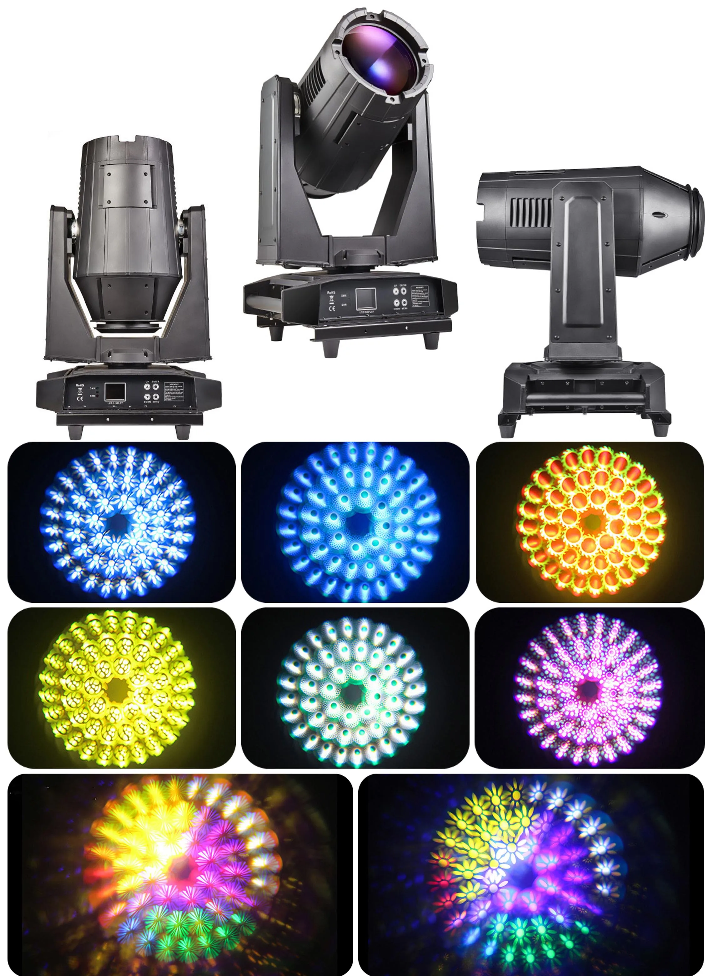 Waterproof Moving Head Searchlight Beam 380W Outdoor Sky Search Light ...
