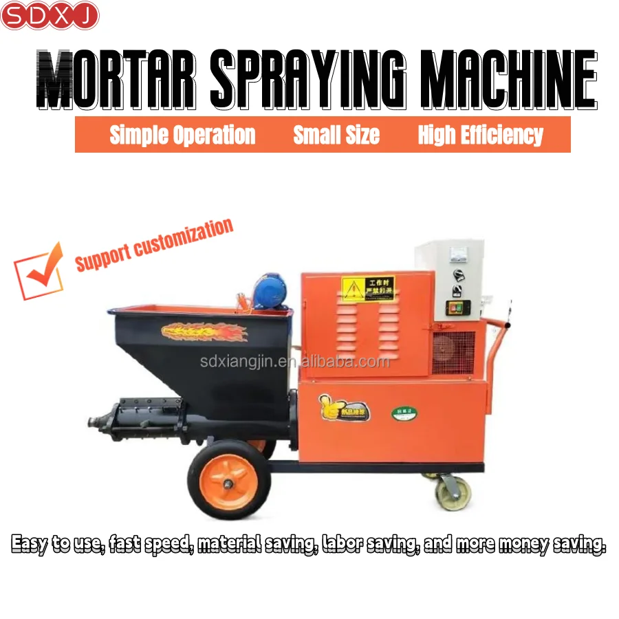 Hot Selling Mini Cement Mortar Sprayer Plaster Paint Machines Concrete ...
